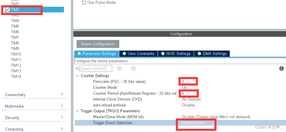 stm32cubemx hal学习记录：DAC 三角波_noise-wave generation-CSDN博客