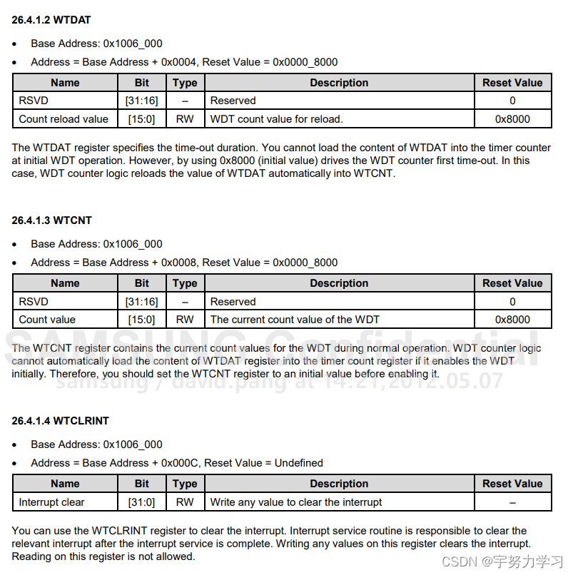 Exynos_4412——WDT实验_exynos 4412 看门狗原理-CSDN博客