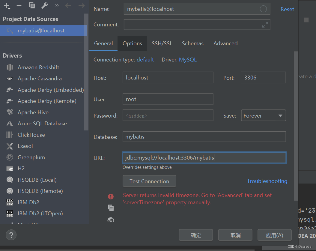 Server Returns Invalid Timezone Go To ‘advanced‘ Tab And Set