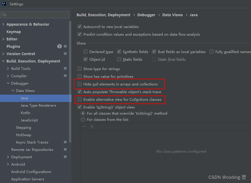 idea debug 设置 --遍历集合看不到elementData 等详细信息_idea debug看不到私有的属性-CSDN博客