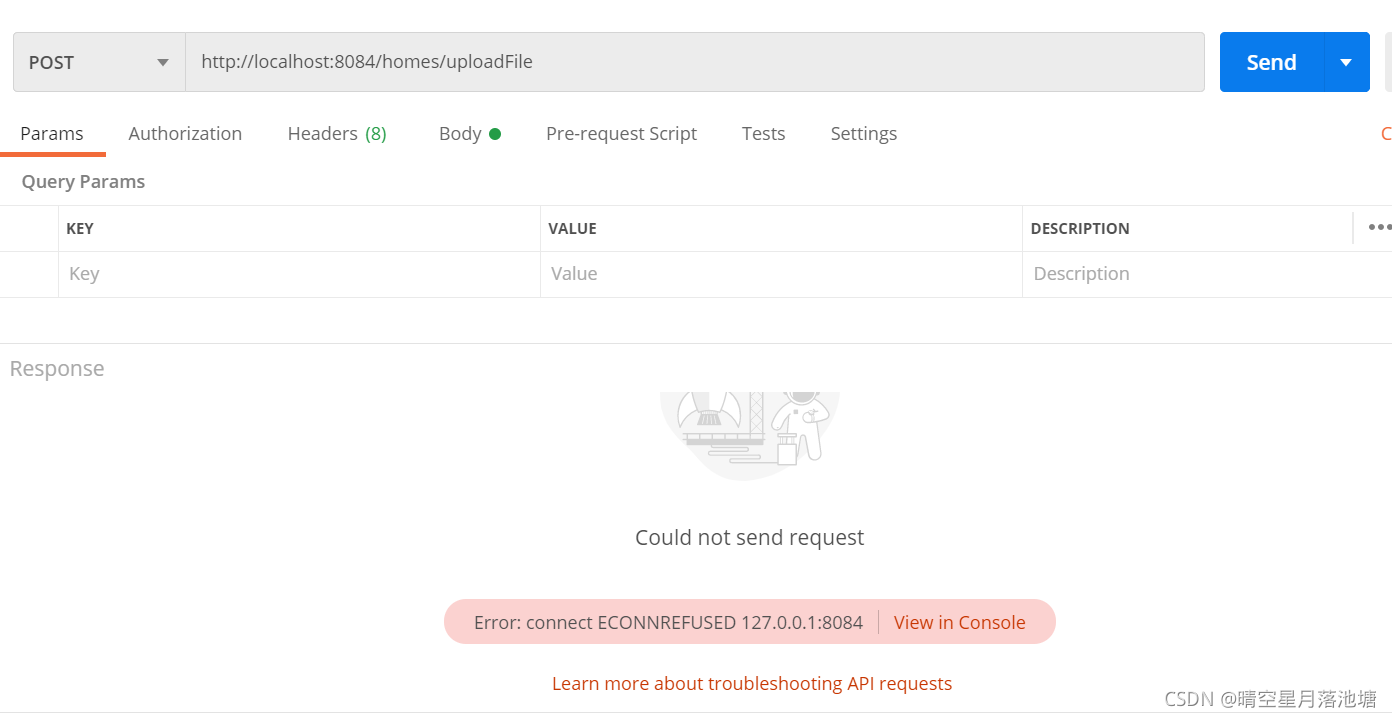 Error Connect Econnrefused 1270018084 Csdn博客