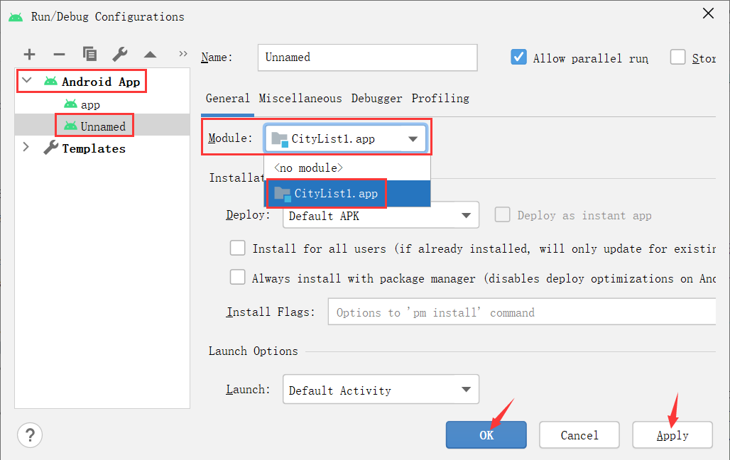 Android Studio的报错提示：Error while Launching activity_error while launching activity failed to ...