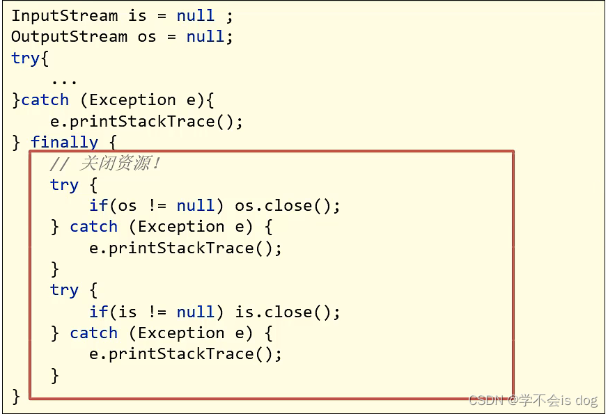 90-JavaIO流释放资源的方式_使用try释放io流资源-CSDN博客