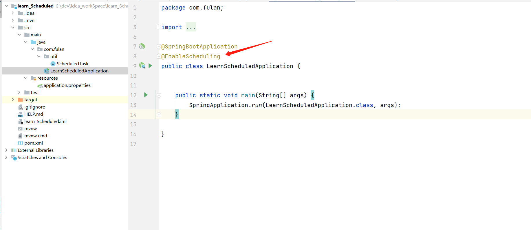 Springboot项目@Scheduled()定时任务_scheduled每天8点执行一次-CSDN博客