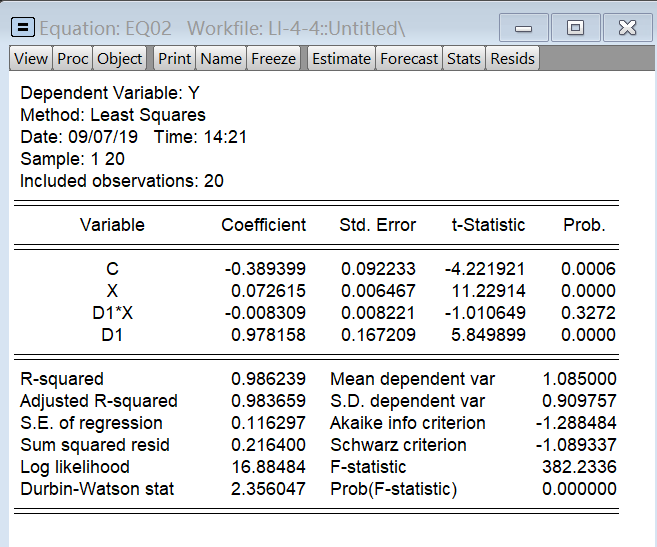 计量经济学笔记4-Eviews操作-可线性化模型与虚拟变量_eviews多元非线性回归模型-CSDN博客