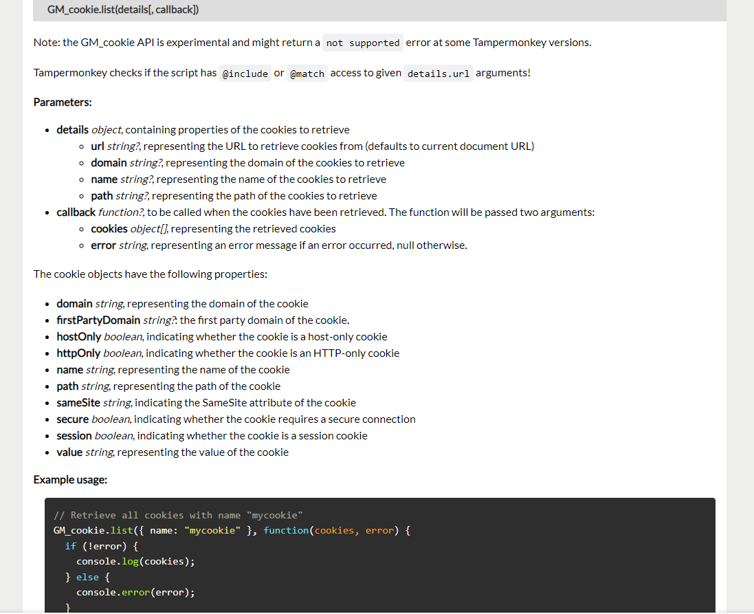 油猴脚本Tampermonkey实现读取网站cookie和设置cookie方法_油猴 cookie-CSDN博客