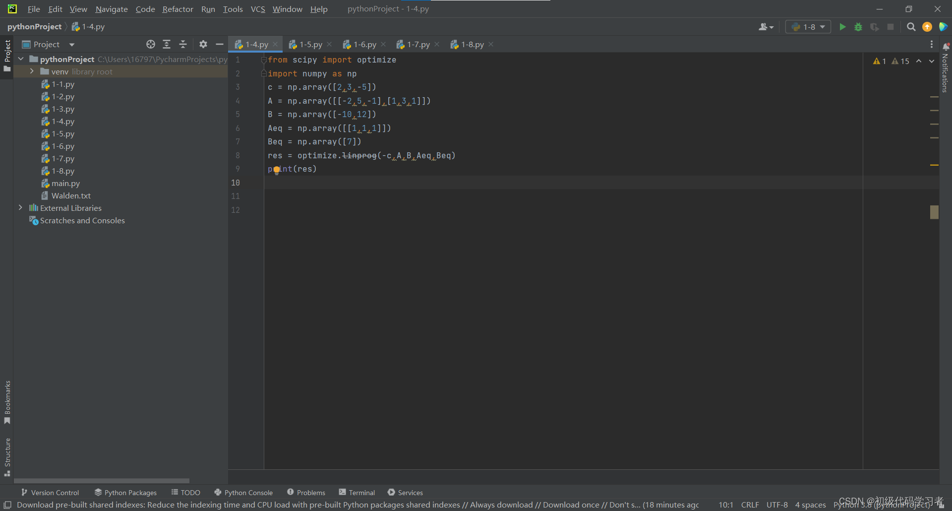 用python求解线性规划线性规划python代码 Csdn博客