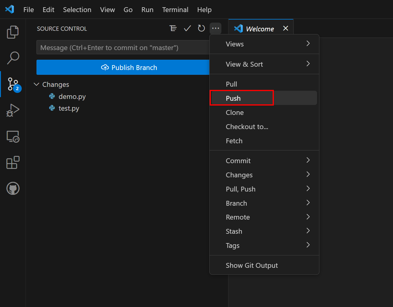 在 VSCode 中一键创建新的 GitHub 存储库-CSDN博客