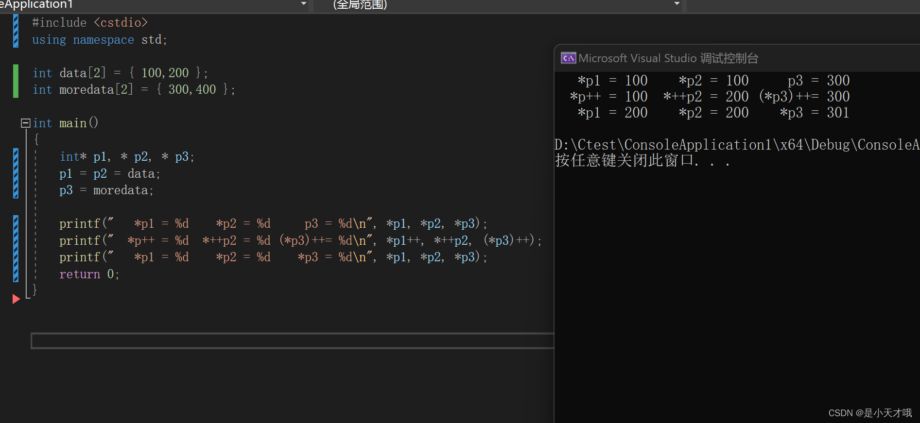 C的指针和数组和函数c 指针数组 Csdn博客