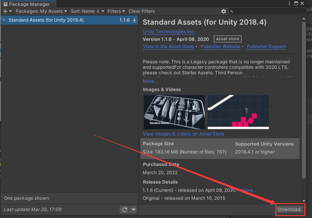 【已解决】点击Import Package没有Environment与Effects等问题（从官网下载Environment等相关资源包）_unity environment在哪-CSDN博客
