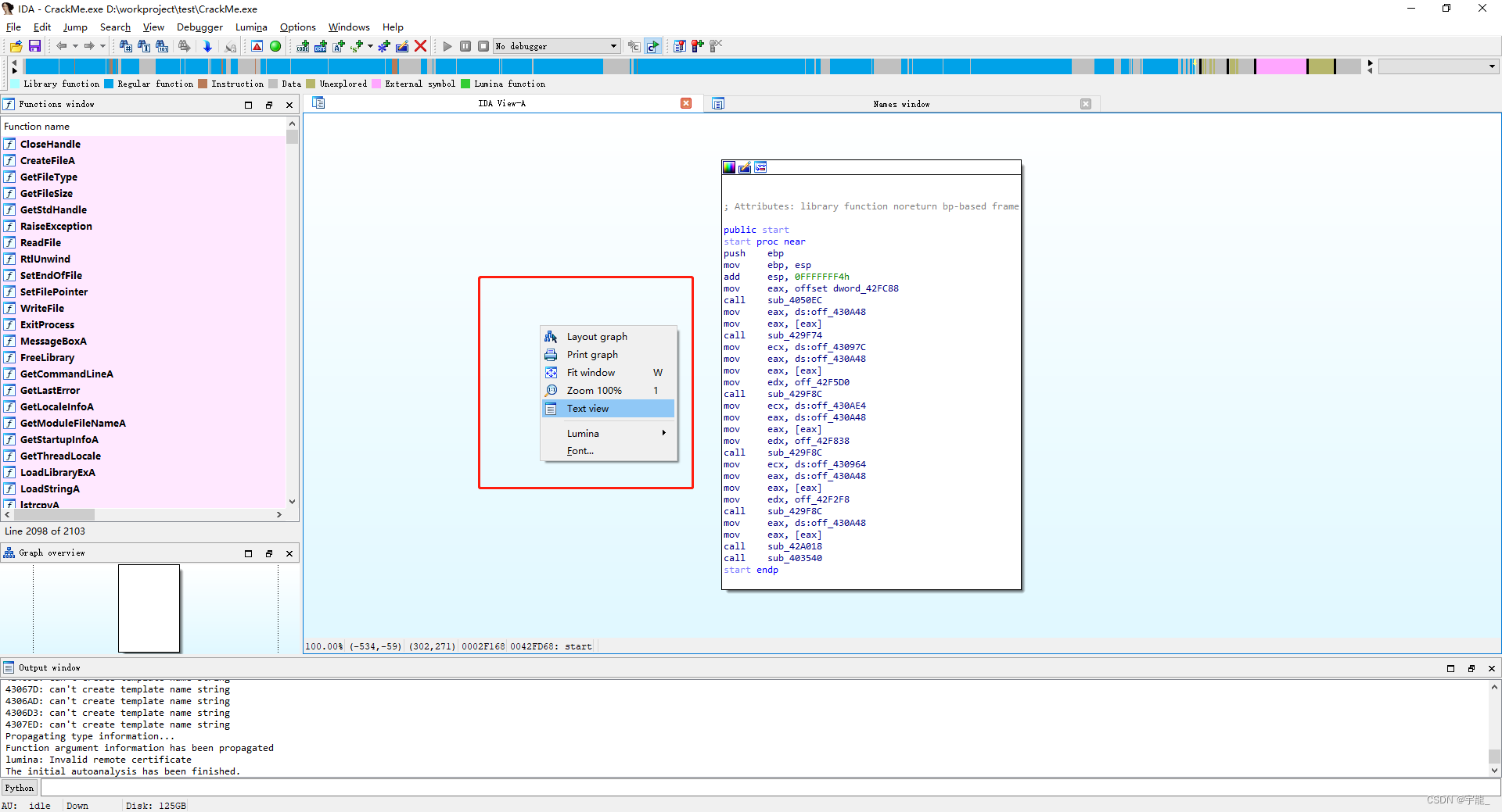 软件逆向破解入门系列(2)—静态分析利器IDA使用方法及爆破初探_ida 32-CSDN博客