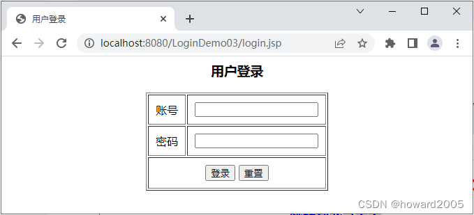 Java Web应用小案例:实现用户登录功能实现注册账号登录功能 Csdn博客