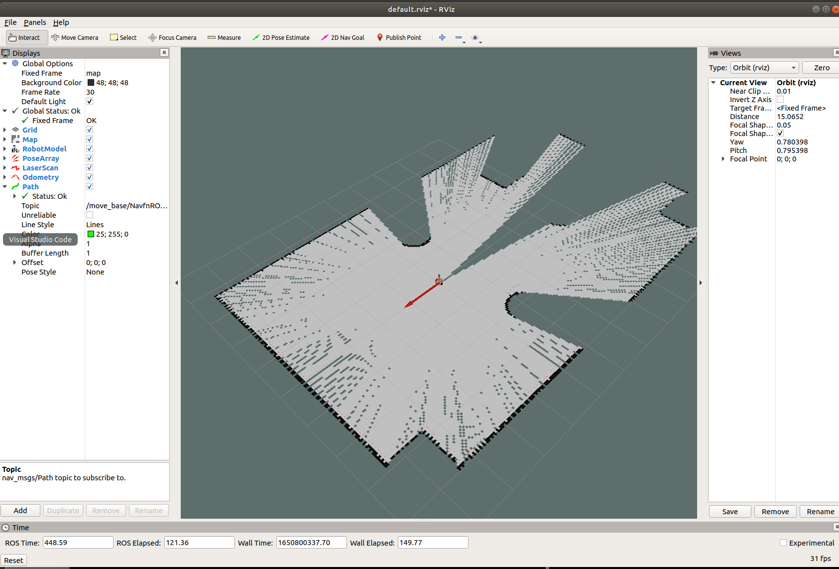 Chapter7 机器人导航仿真(Ⅰ)----导航实现_robotstatepublisher-CSDN博客