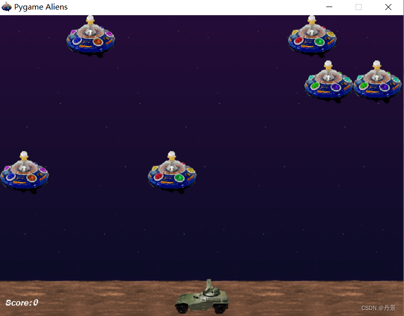 Pyinstaller打包pygame包的aliens.py文件_3. 找到安装目录下的例子aliens.py(如何找到文件位置,请百度搜索 ...