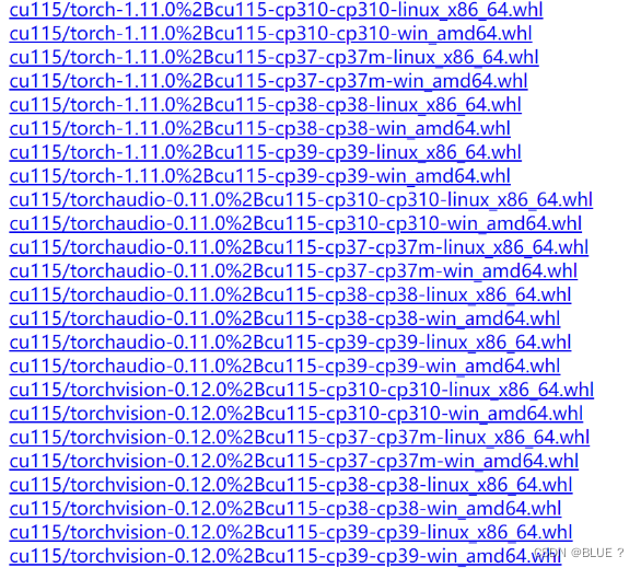 【无标题】cuda11.5下载对应的的torch版本_cuda11.5对应的pytorch版本-CSDN博客