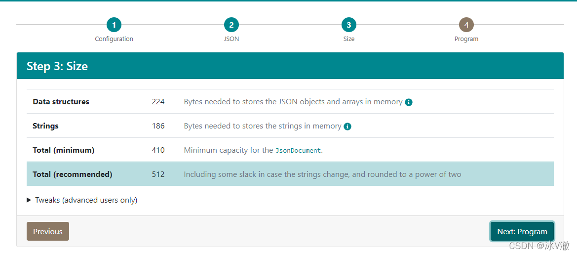 Arduino处理json数据,arduinojson Assistantarduinojson助手 Csdn博客