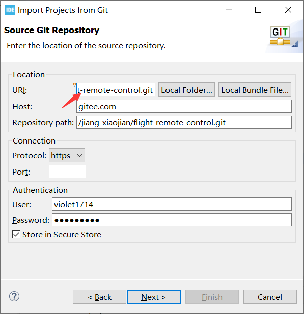 使用stm32cubeIDE git代码（gitee）_violet1714的博客-CSDN博客