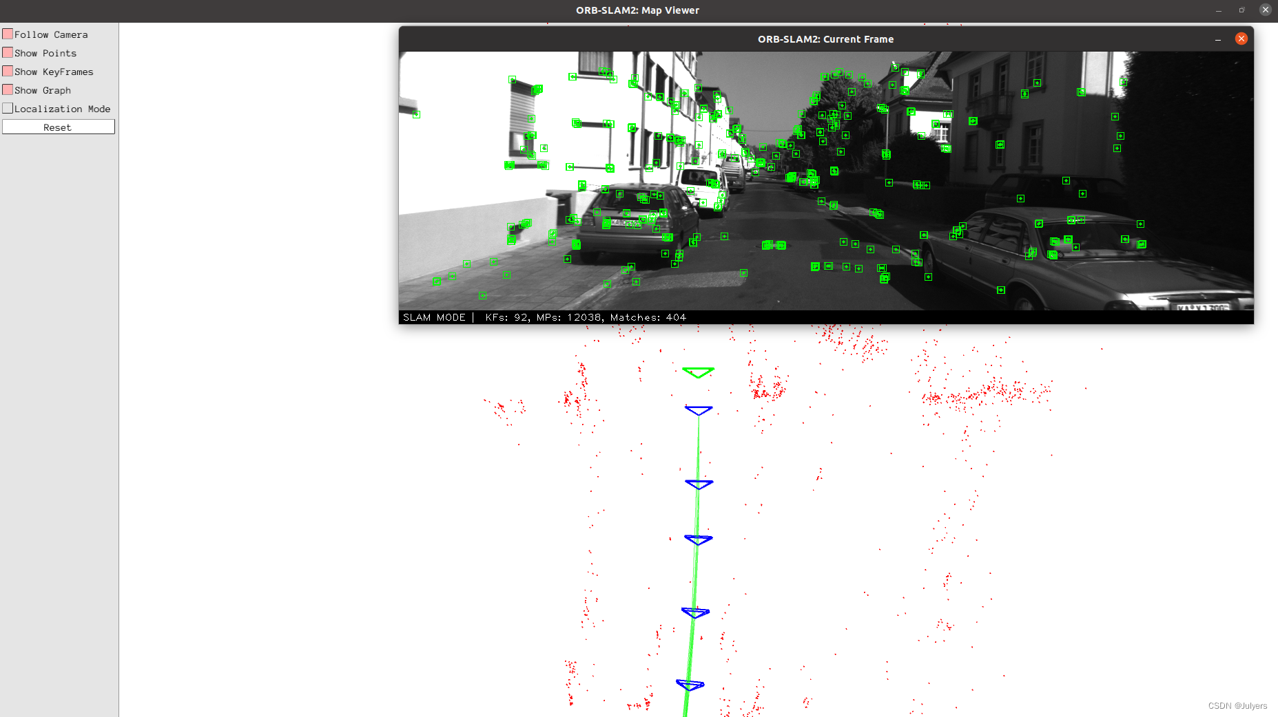 ubuntu22.04+ORB_SLAM2运行报错：New map created with 530 points double free or corruption (out ...