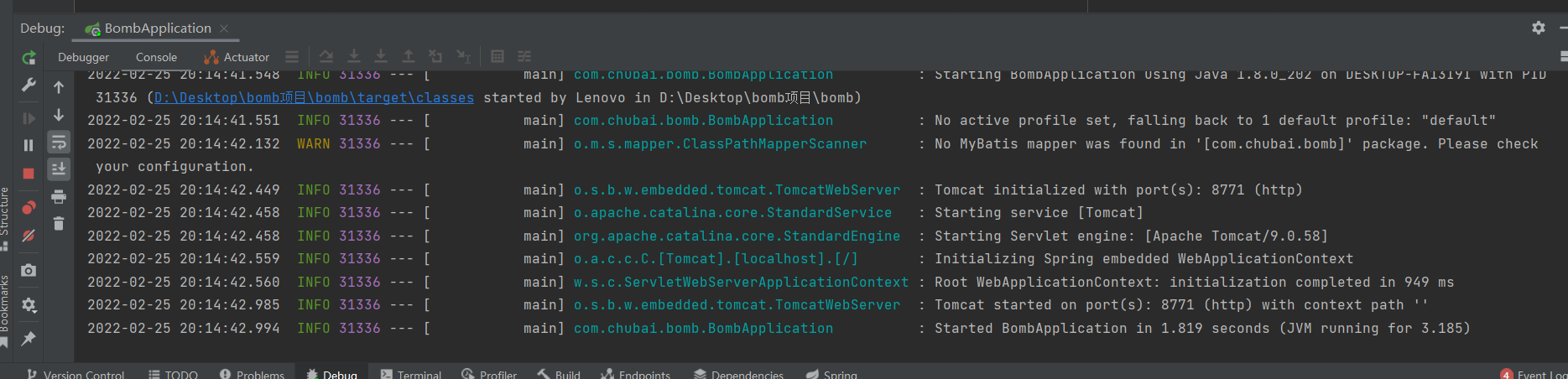 Spring项目配置数据库连接后，启动项目报错，Loading class `com.mysql.jdbc.Driver‘. This is deprecated. The new ...