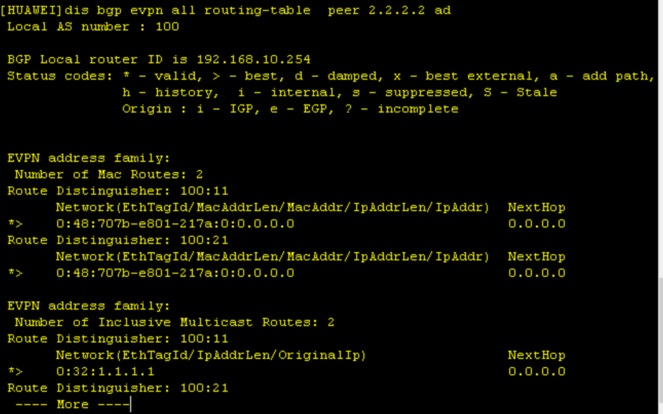 EVPN配置实例（一）——EVPN集中式网关-CSDN博客