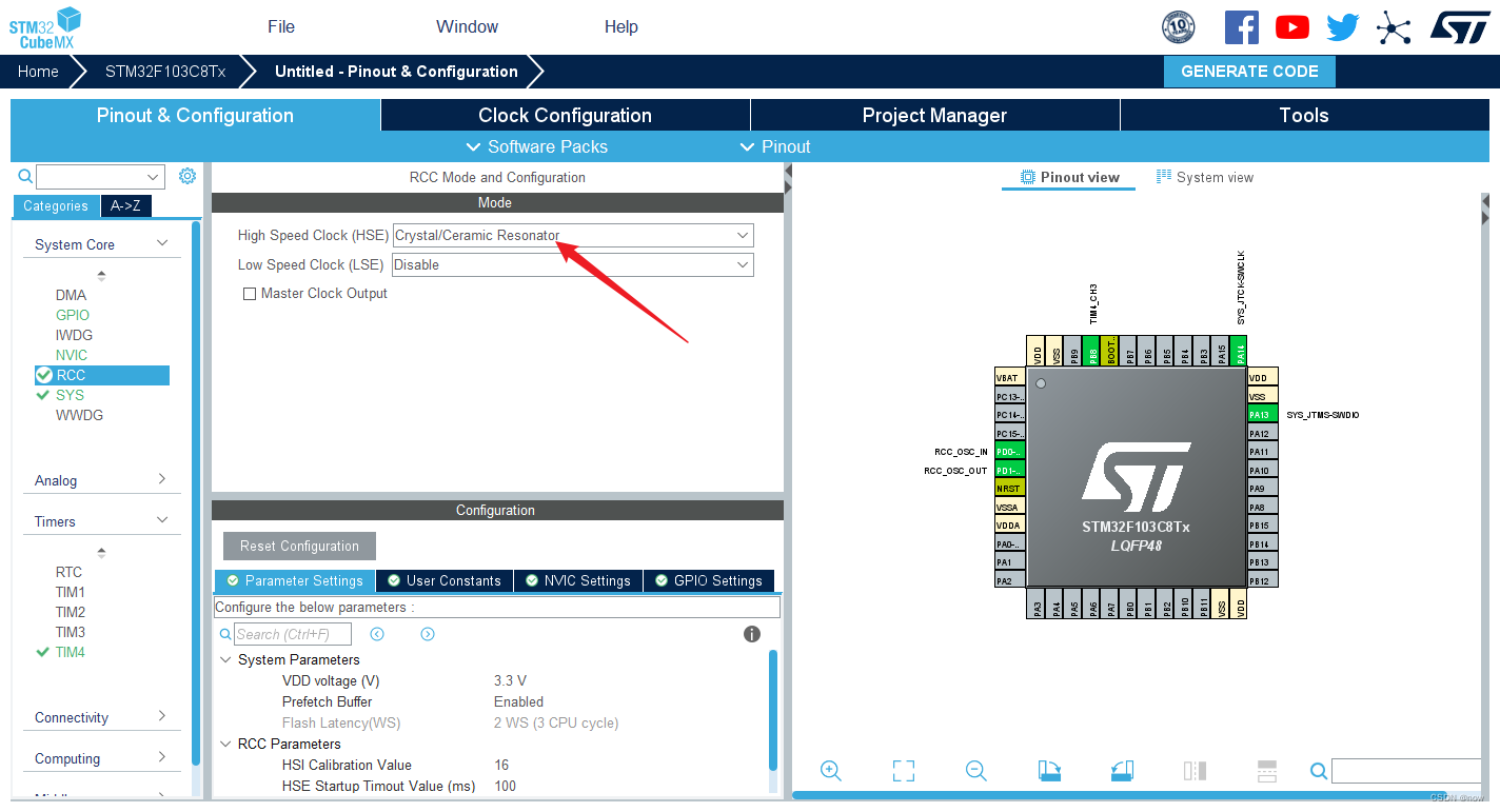 Stm32——pwm实现呼吸灯效果io模拟输出pwm呼吸灯 Csdn博客 5451