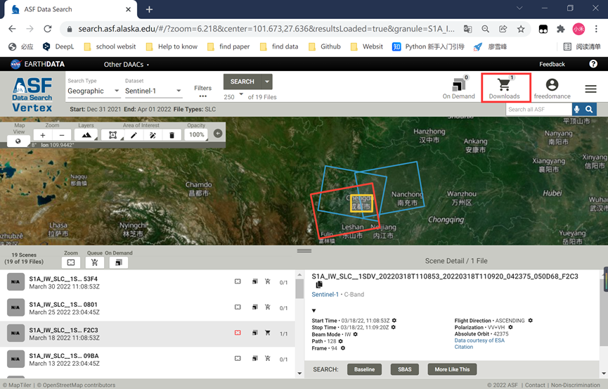 【Sentinel-1】SAR影像数据下载指南_sar数据下载-CSDN博客