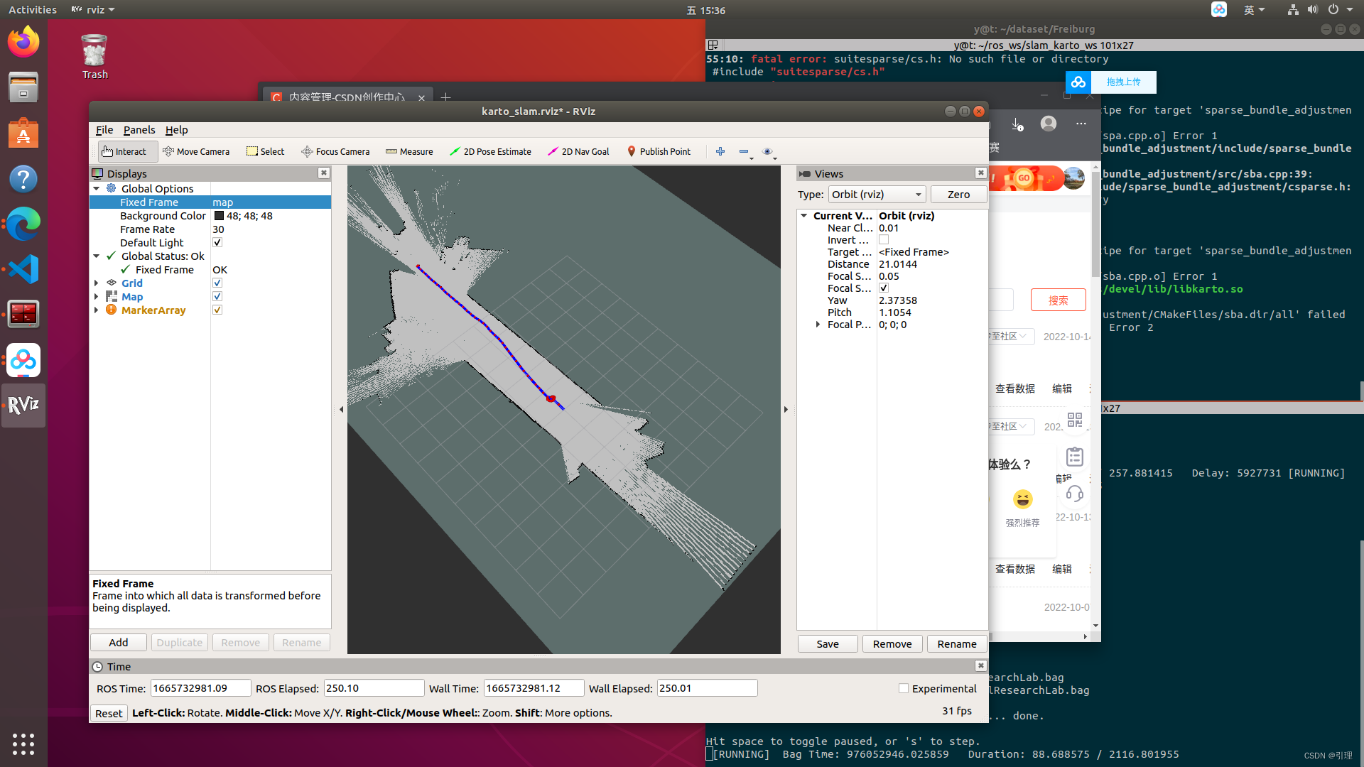 安装karto SLAM_karto算法安装-CSDN博客