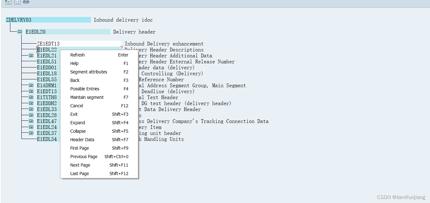 Sap Idoc Delvry03 增强相关idoc 增强设置bdc Csdn博客 