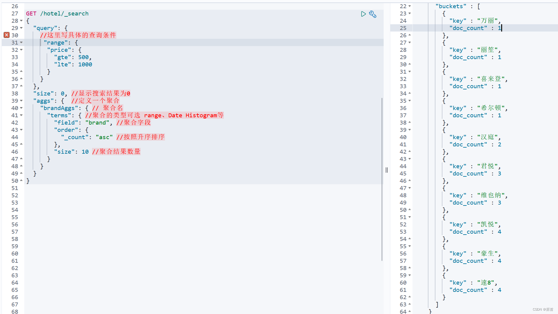 Springcloud——分布式搜索elasticsearch之数据聚合spring Elasticsearch 大数据量聚合统计 并且排序 Csdn博客