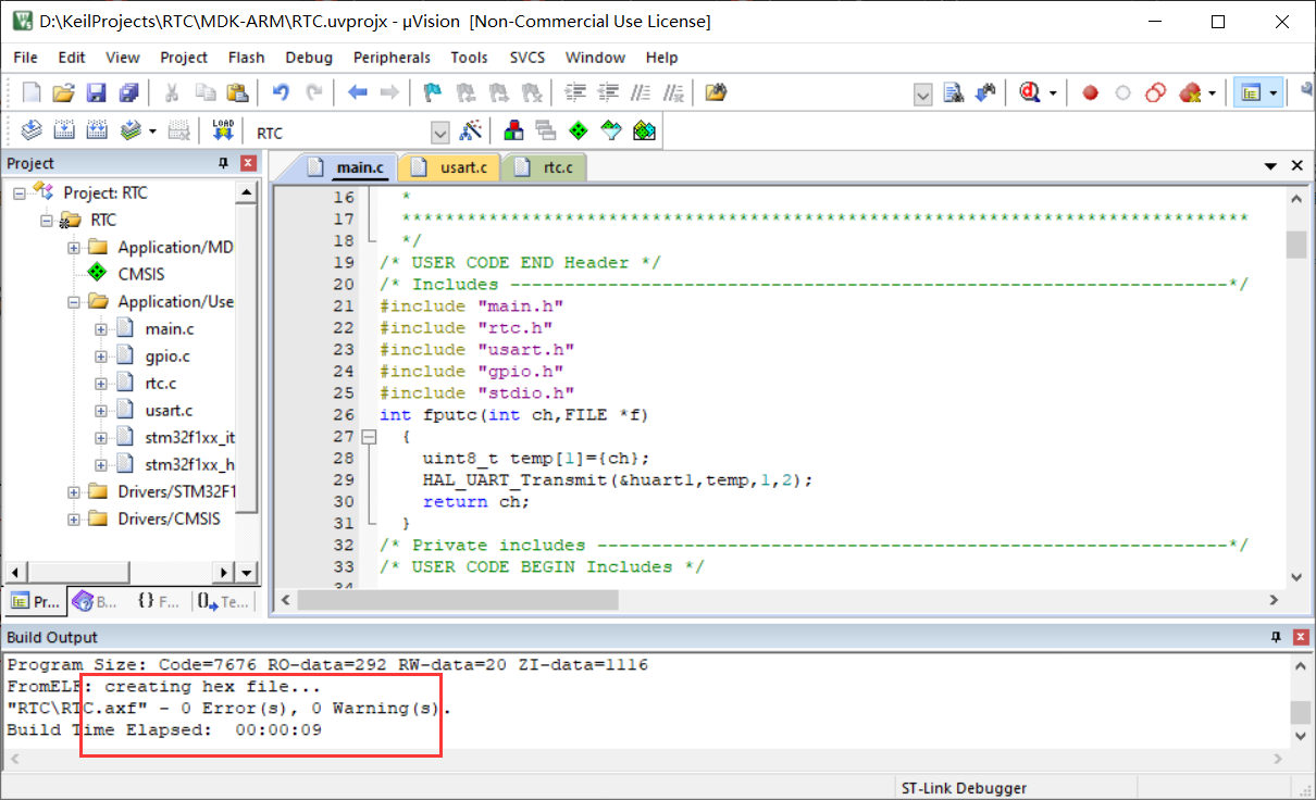 STM32F103C8T6基于HAL库制作RTC时钟_stm32f103c8t6 rtc-CSDN博客