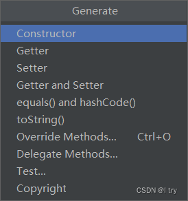 idea create constructor shortcut key - Programmer Sought