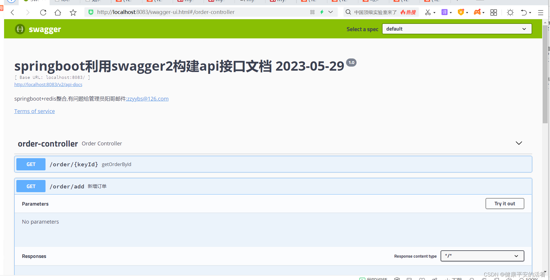 springboot 项目整合swagger_boot项目swagger-CSDN博客