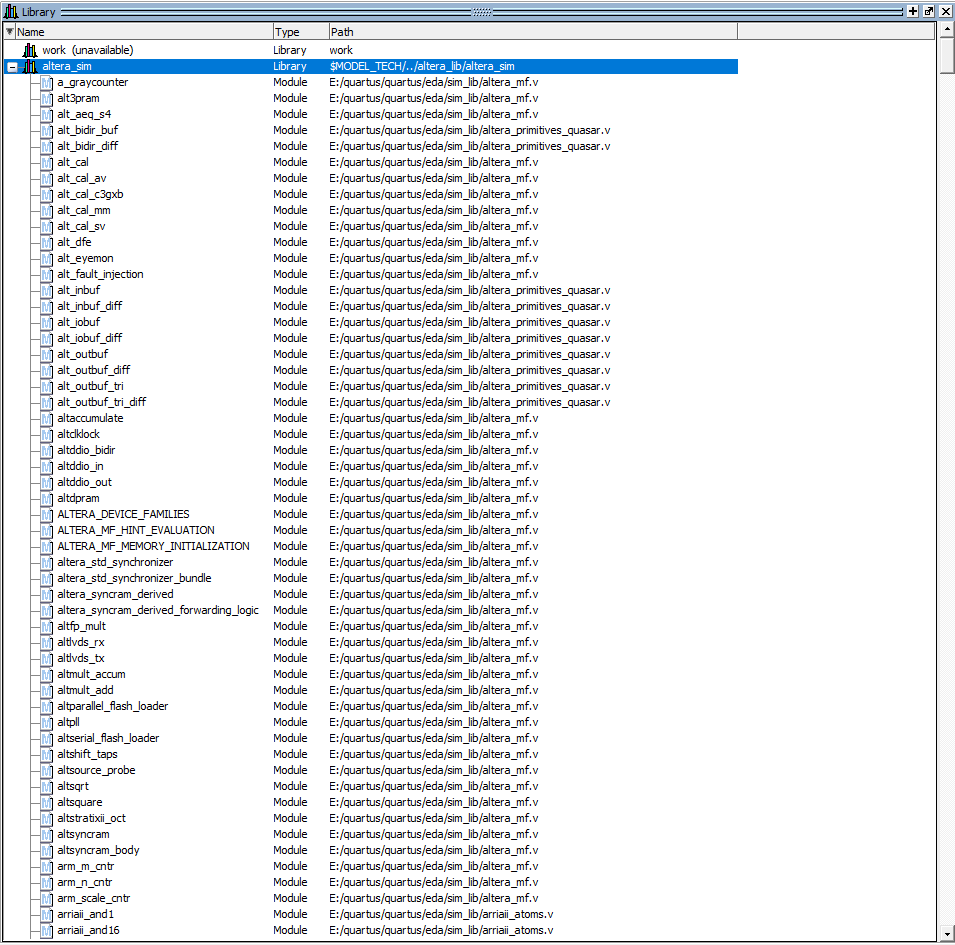 使用modelsim编译altera库_modelsim 编译 altera-CSDN博客