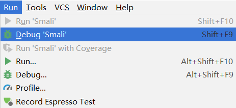 逆向五、用AndroidStudio动态调试smali_android studio smali-CSDN博客