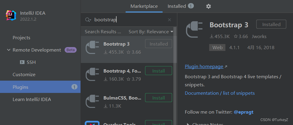 idea集成bootstrap_idea安装bootstrap-CSDN博客