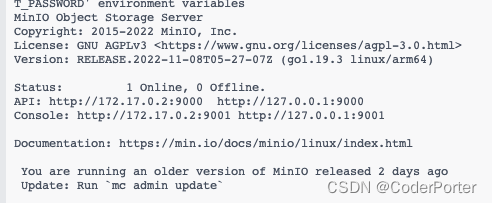 Minio上传图片时遇到的问题S3 API Requests must be made to API port.-CSDN博客