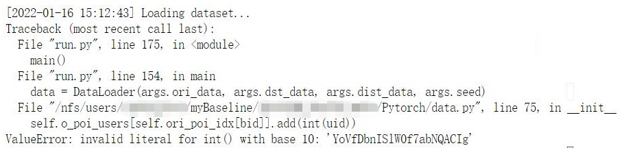 ValueError Invalid Literal For Int With Base 10 