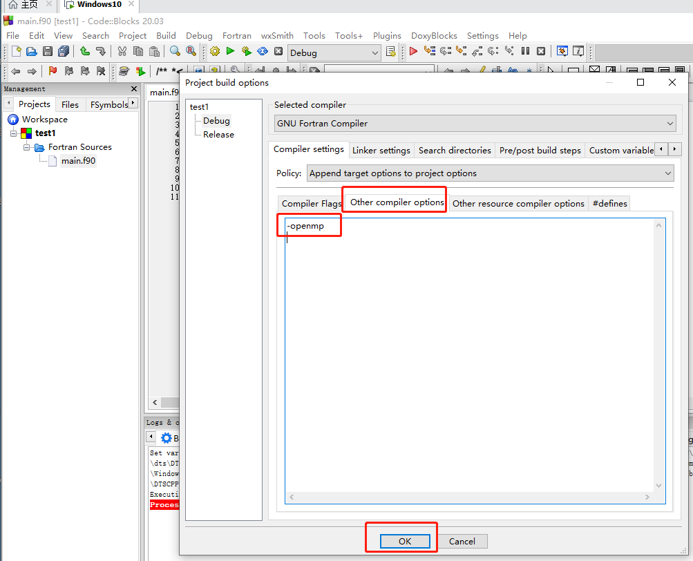 Windows下Fortran语言的编译环境之CodeBlocks配置_fortran codeblocks-CSDN博客