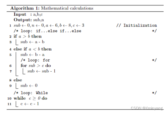 【latex算法】可直接运行多种类型，是否含end行，自定义函数，对齐方式，支持中文，智能标签等latex 算法 Csdn博客
