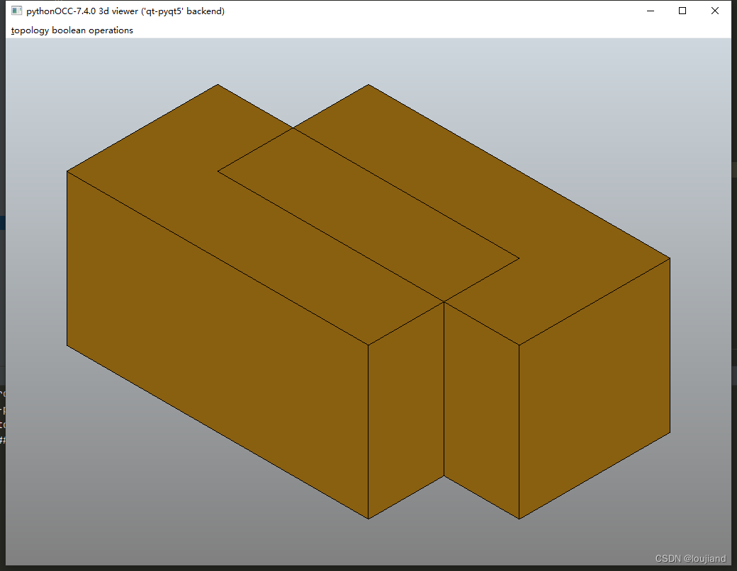 第二章：Pythonocc官方demo 案例72（基于拓扑结构的布尔操作）-CSDN博客