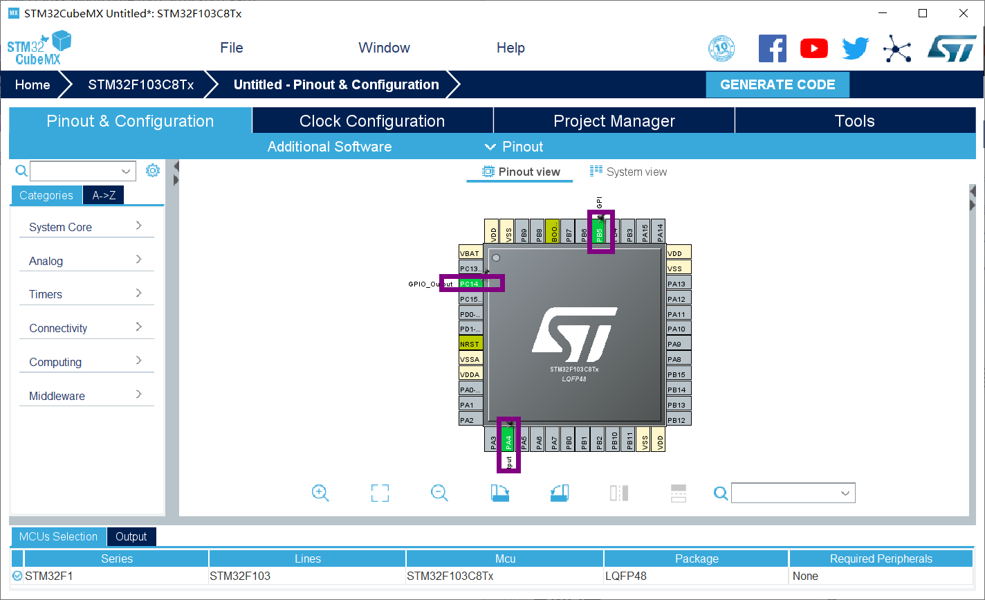 基于HAL库实现流水灯_hal库application structure-CSDN博客