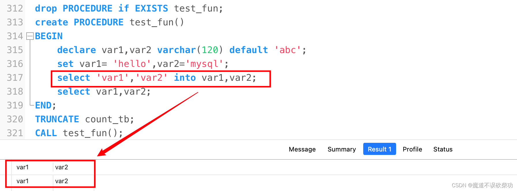 Mysql 中 Declare 声明的局部变量和 Var 会话变量的使用介绍mysql Declare Csdn博客