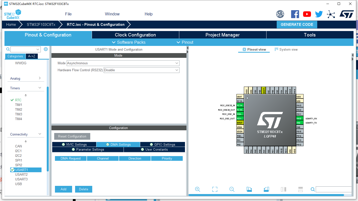 STM32使用RTC(hal)_stm32 hal rtc-CSDN博客