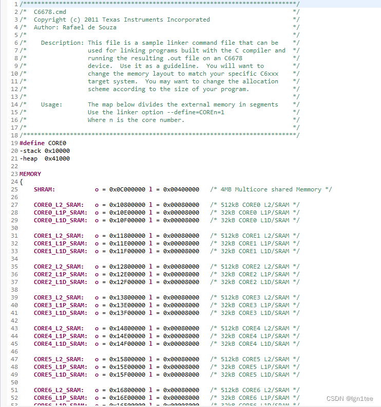 Dspcmd文件的使用和编写ccs55 自定义cmd文件和pragma指令 Csdn博客