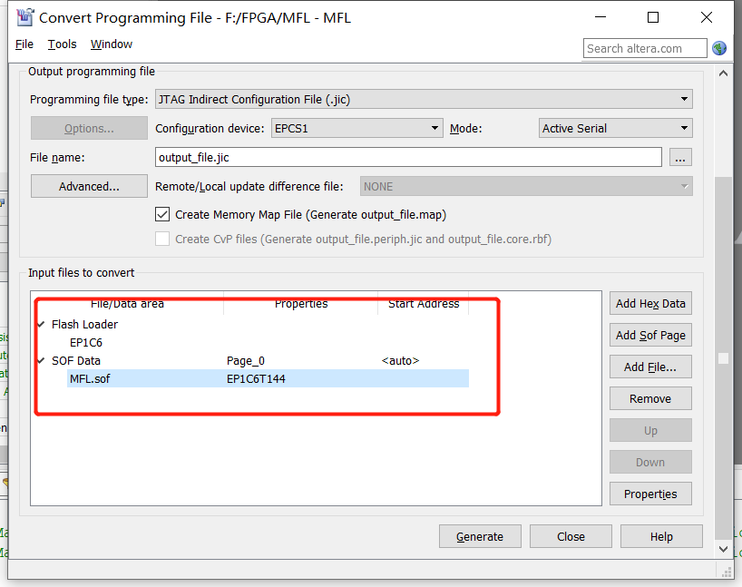 Quartus将sof文件生成.jic文件固化进flash_quartus生成jic-CSDN博客