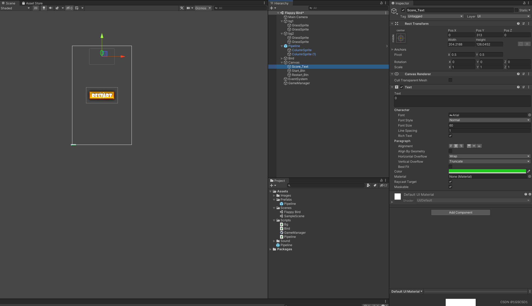 unity开发一flappybird_u3d flappy bird-CSDN博客