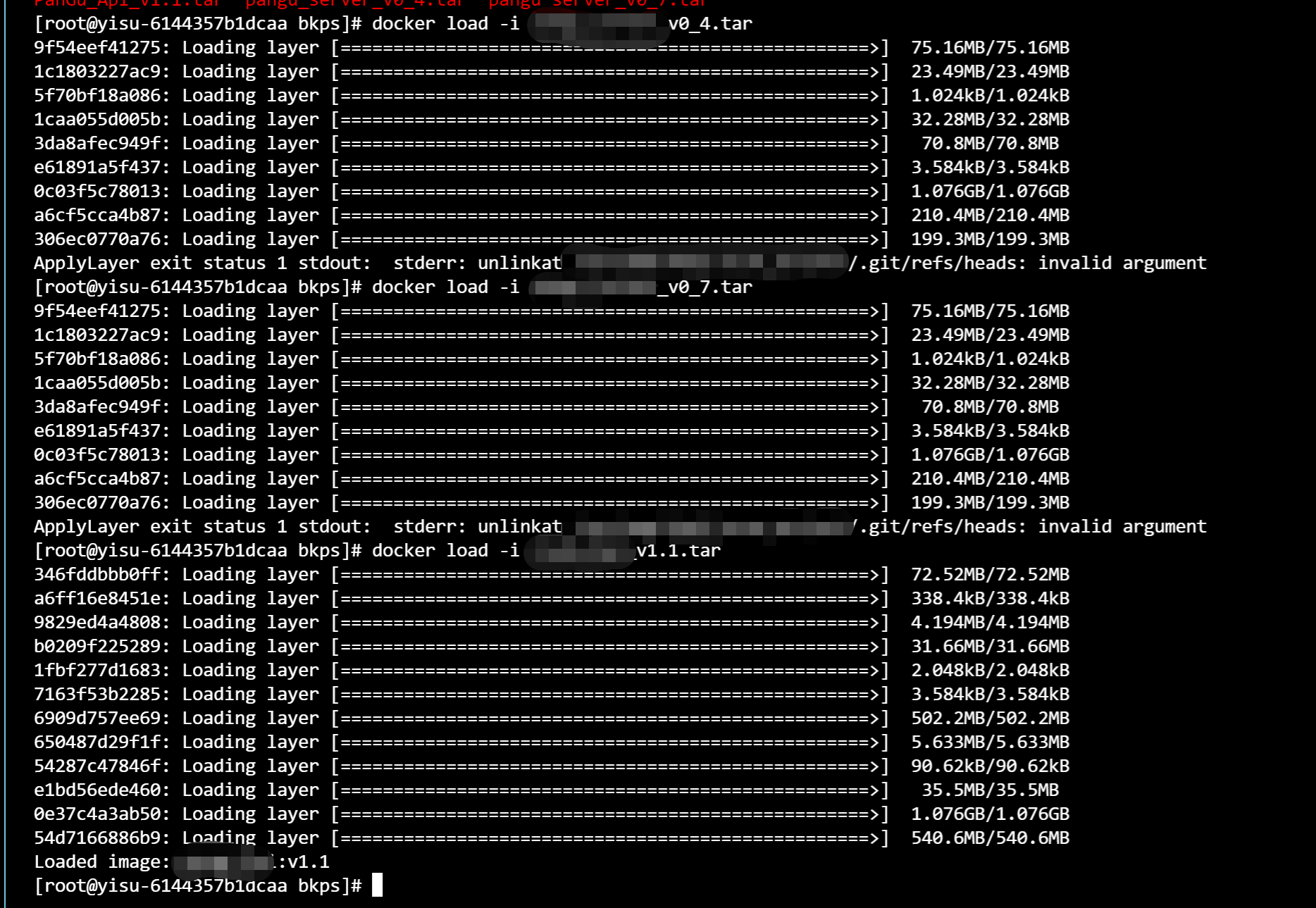 centos docker ApplyLayer exit status 1 stdout: stderr_docker load applylayer exit status 1 ...