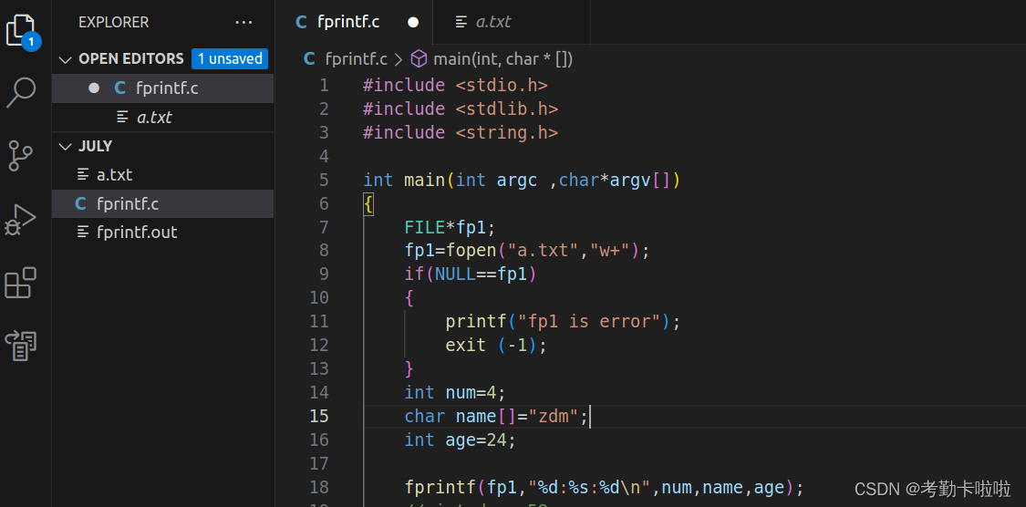 74&75&76&77. fgets、fputs、fprintf、stdin、stdout、stderr和文件操作（随机读取）_fputs ...