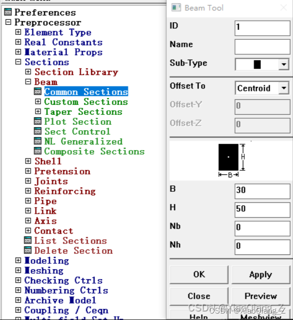 ANSYS中常见命令流详解（1）_secdata-CSDN博客